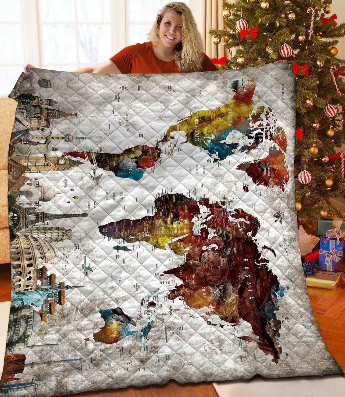 Map Quilt Gnc - Dreamrooma