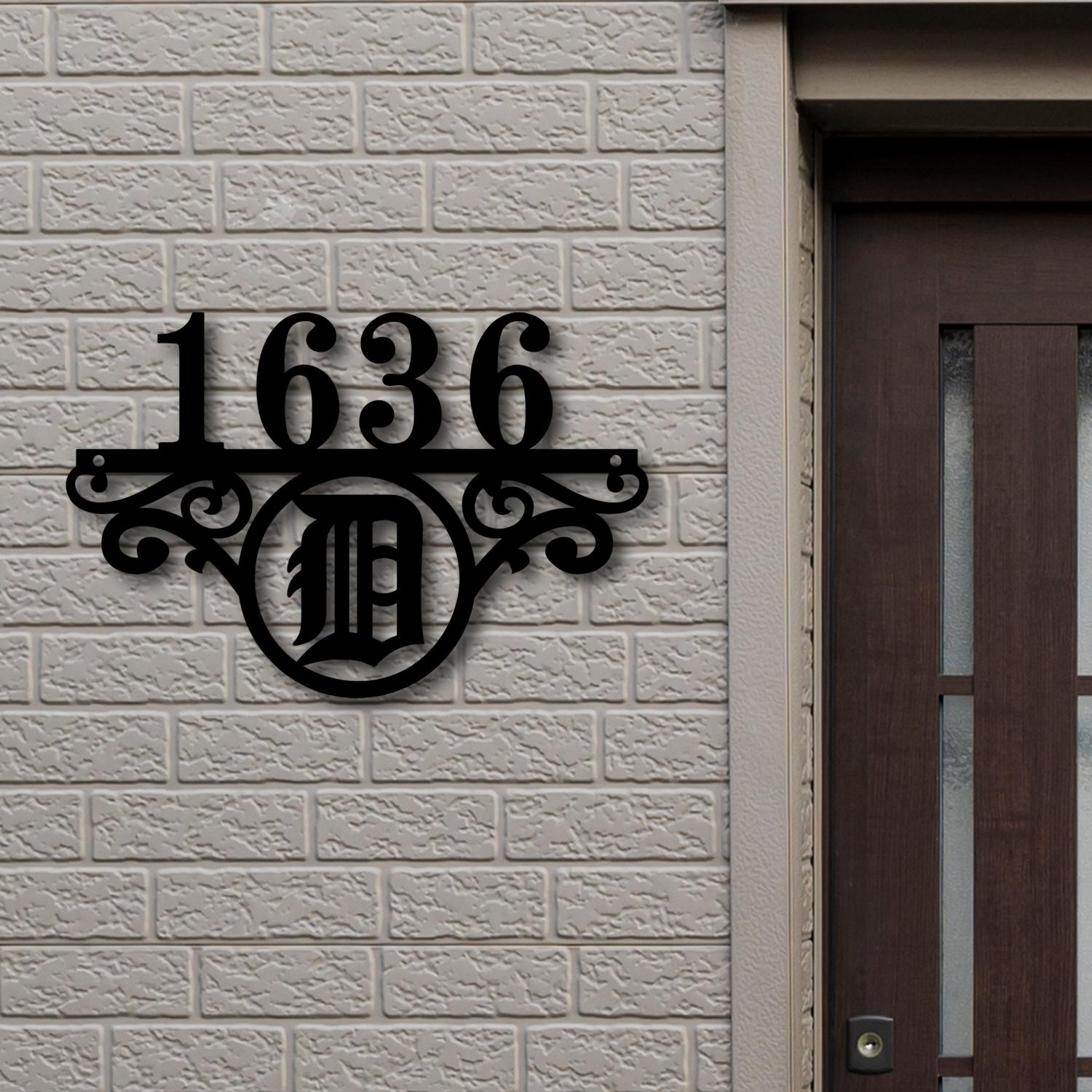 Detroit Tigers Metal Monogram Address MLB Fan House Number Sign ...